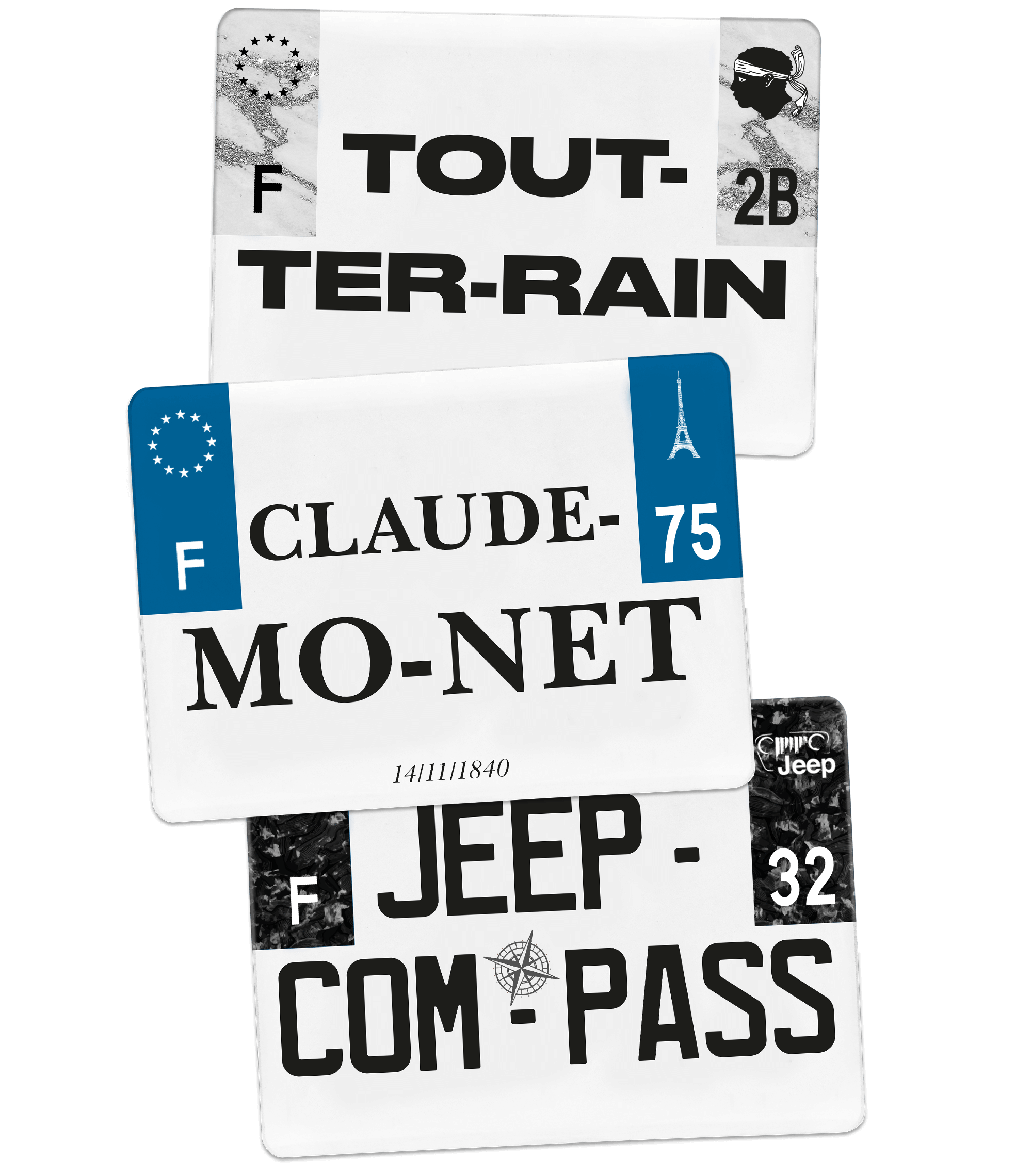 Plaque immatriculation Remorque - 275x200 - 100% Personnalisée ...