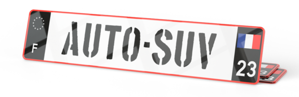 Plaques d'immatriculation Auto 100% personnalisables | Mesplaques.fr