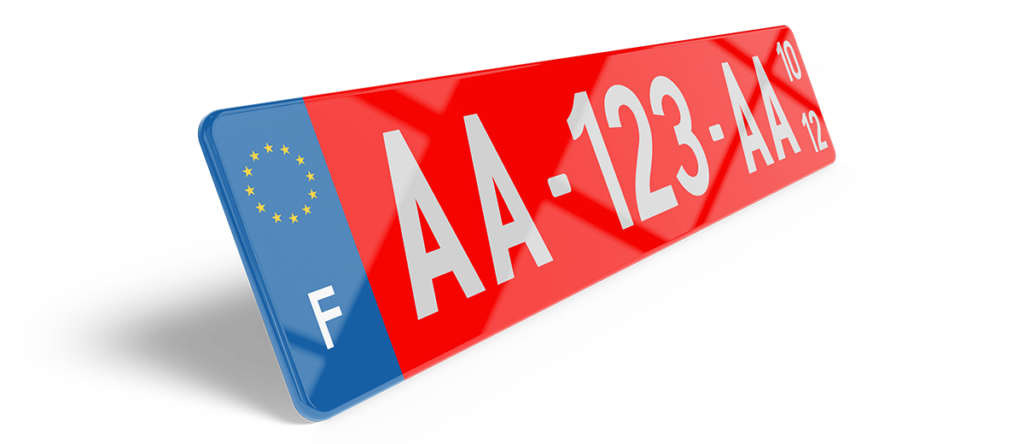 Plaques d'immatriculation auto 100% homologuées - Mesplaques.fr
