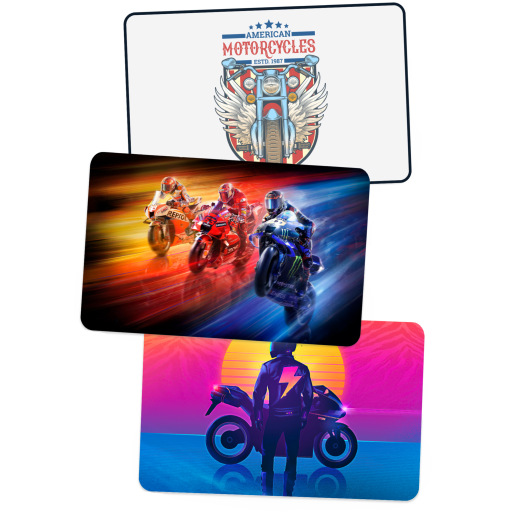 Plaque moto 100% décortive Mesplaques.fr