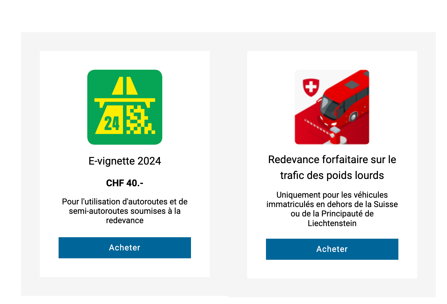 Guide sur l’e-vignette suisse