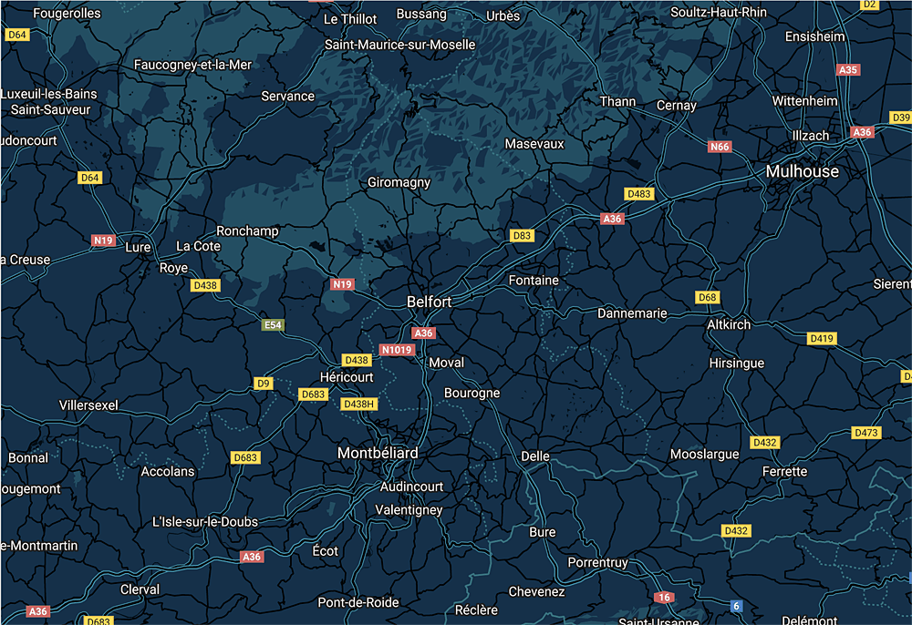 Plaques Immatriculation 90 (département TERRITOIRE DE BELFORT)